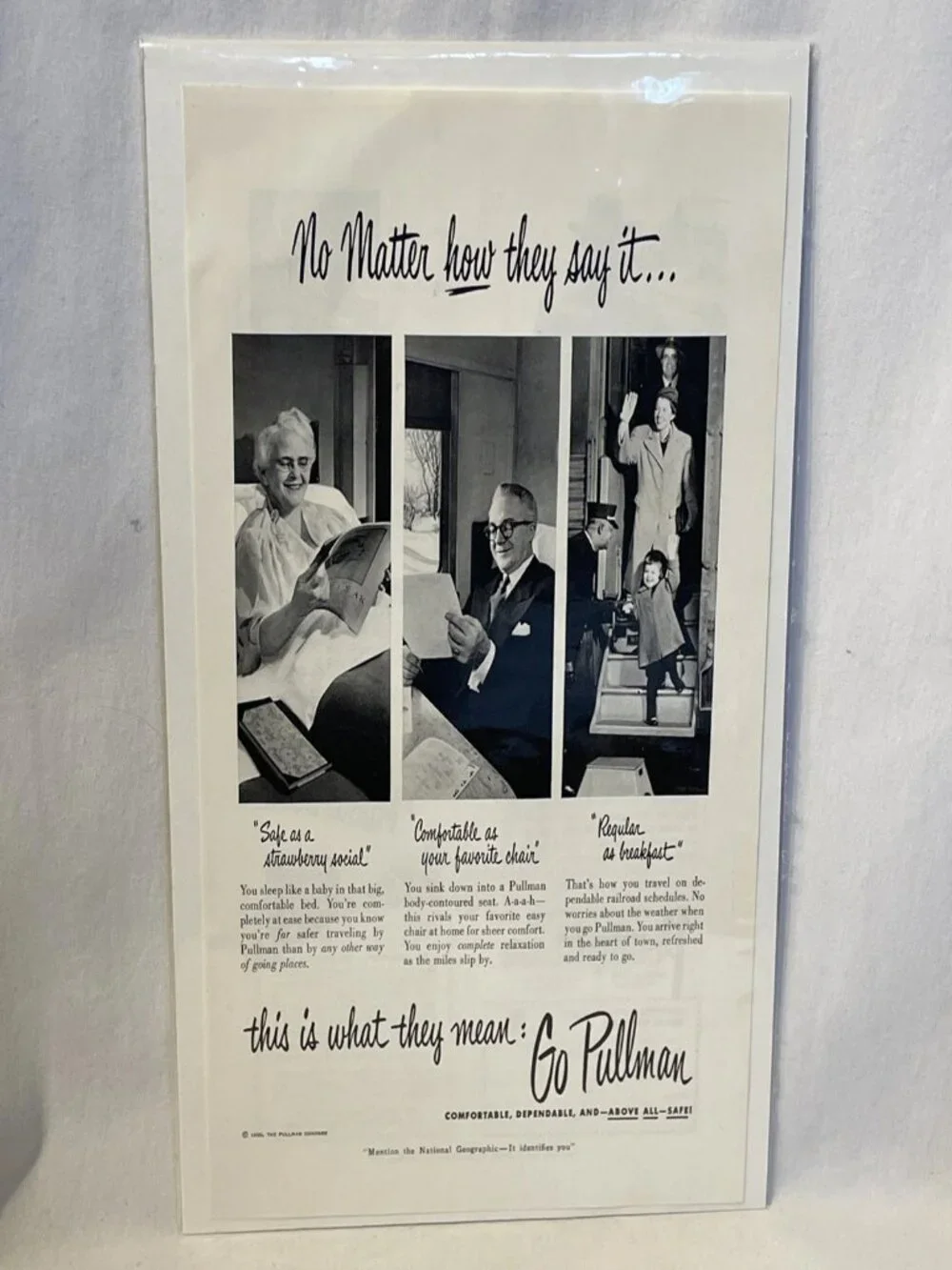 National Geographic | Other | 95 Pullman Railroad Vintage Print Ad ...